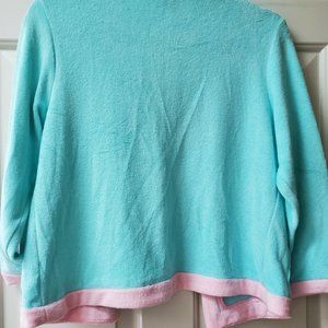 Cha cha venta | Tops | Cha Cha Vente Terry Cloth Jacket | Poshmark